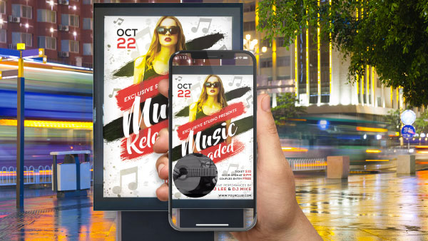 AR Studio - Music ARloaded: Concert Flyer in Augmented Reality