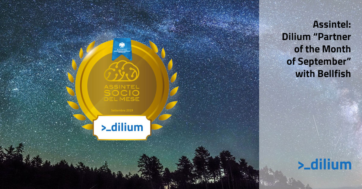 Dilium is the "Partner of the Month of September" by Assintel