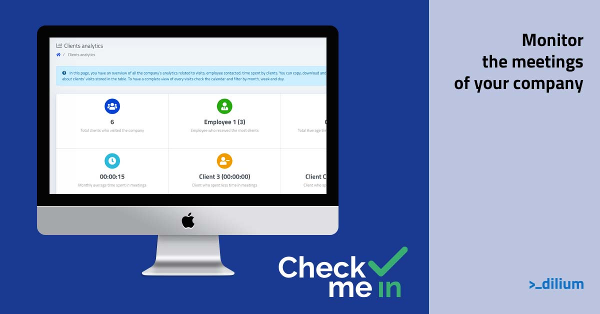 Dilium | Check me in - Clients Management Systems