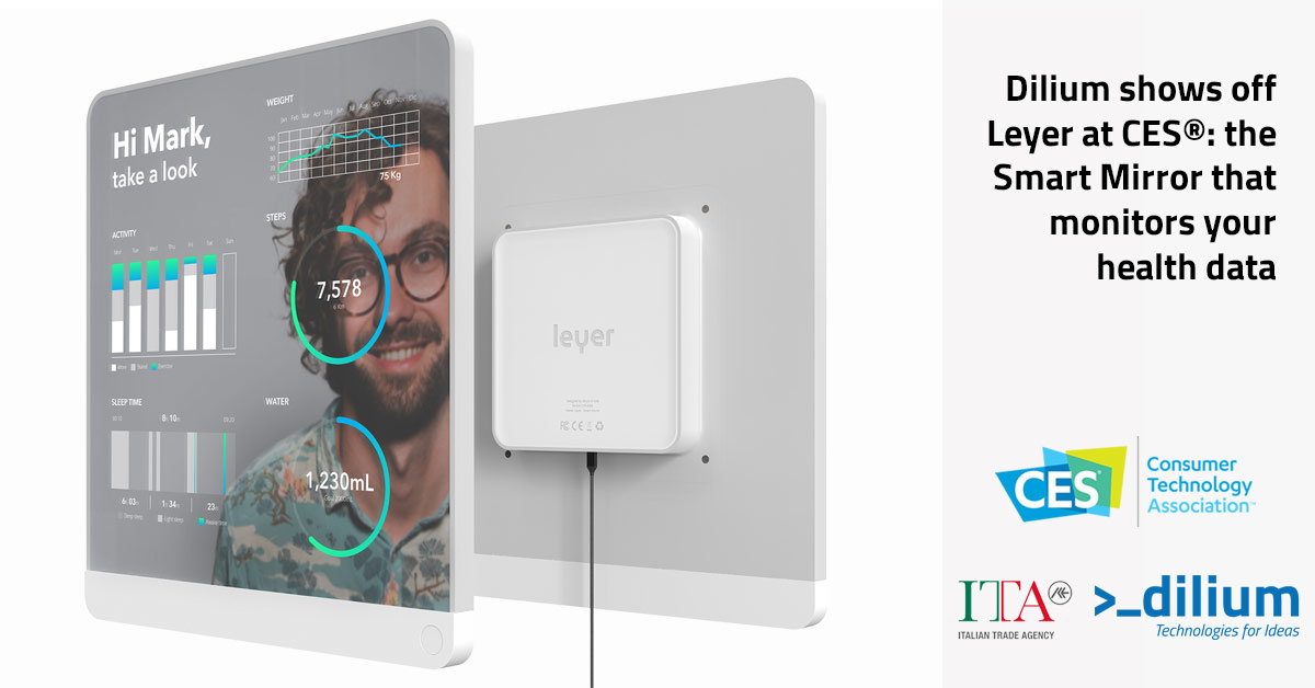 Dilium to unveil a Smart Mirror that cares about your health at CES 2021